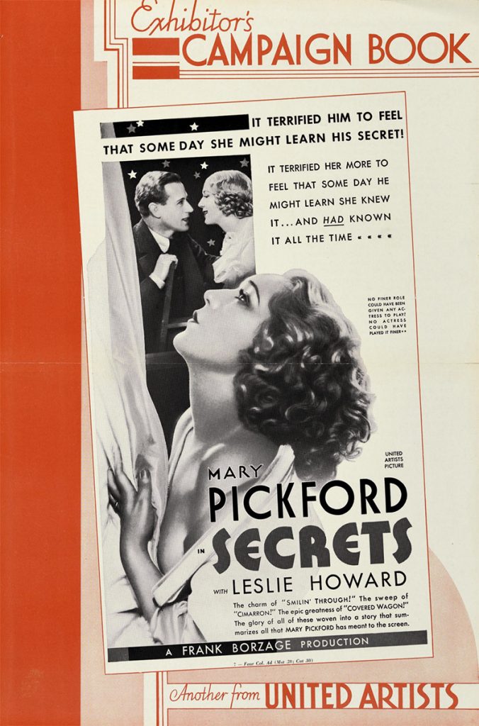 United Artists Pressbooks - Mary Pickford Foundation